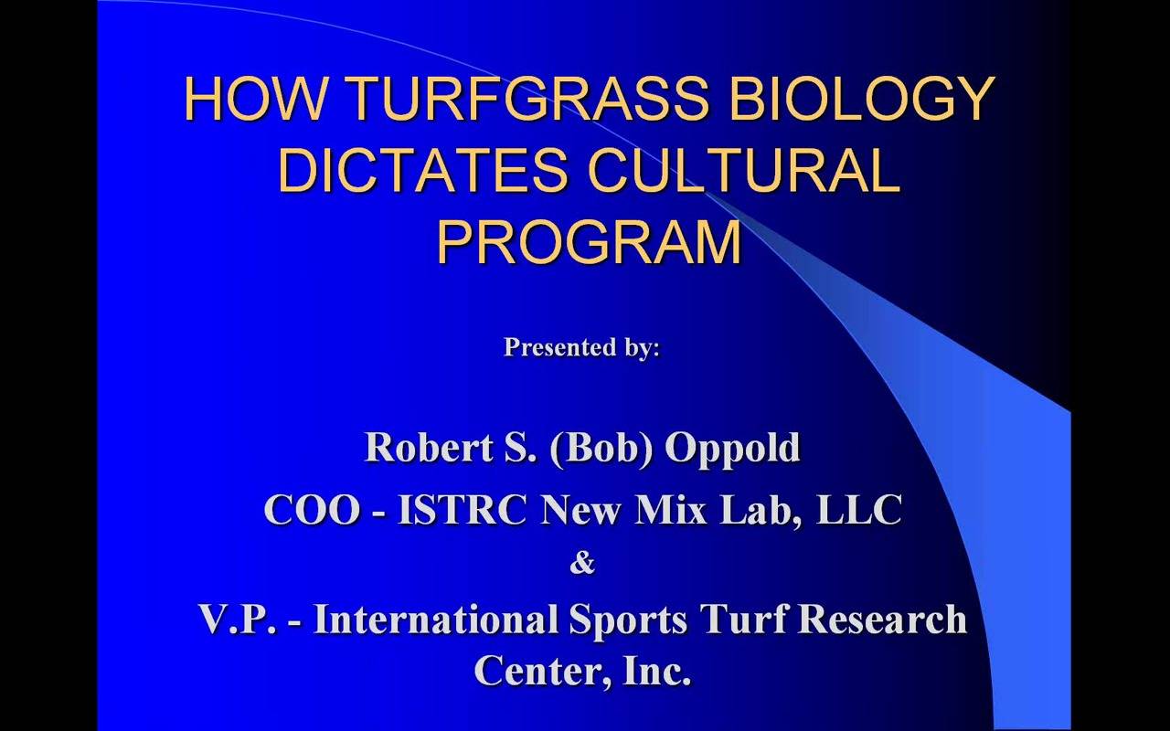 How Turfgrass Biology Dictates Cultural Programs - Webinar Archives ...