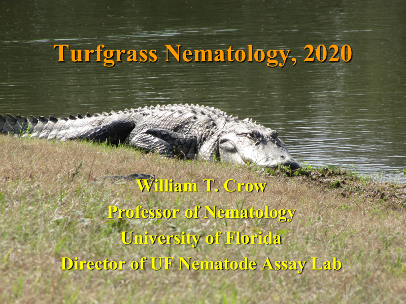 Billy Crow: Nematode management: What's new in research and development ...