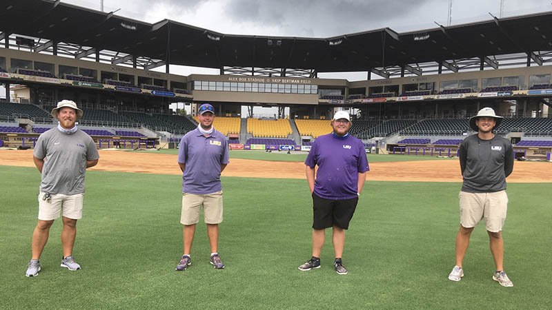 Despite a pandemic, it has been business as usual for LSU grounds crew ...