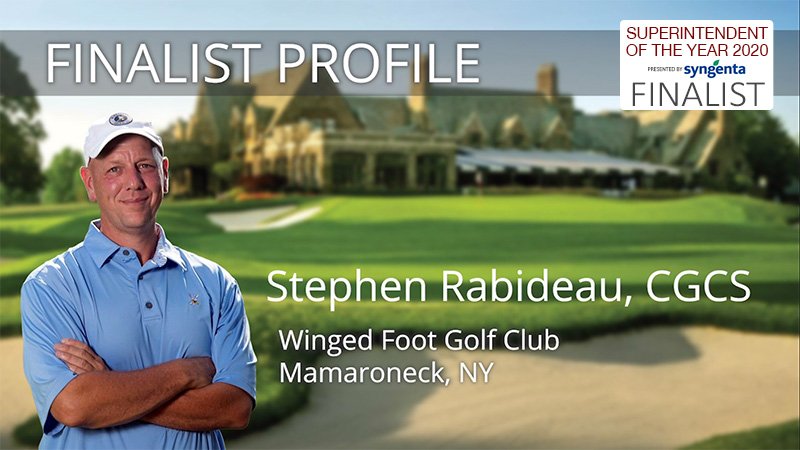 Superintendent of the Year finalist: Stephen Rabideau, Winged Foot Golf ...