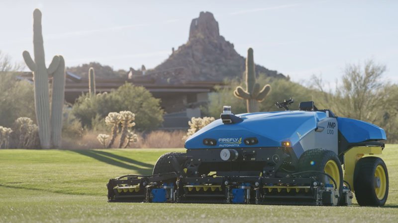 Firefly's rebranded 5-gang robotic mower available as AMP L-100 - News ...