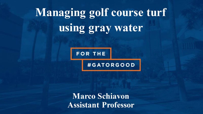 Managing golf course turf using non-potable water - Webinar Archives ...