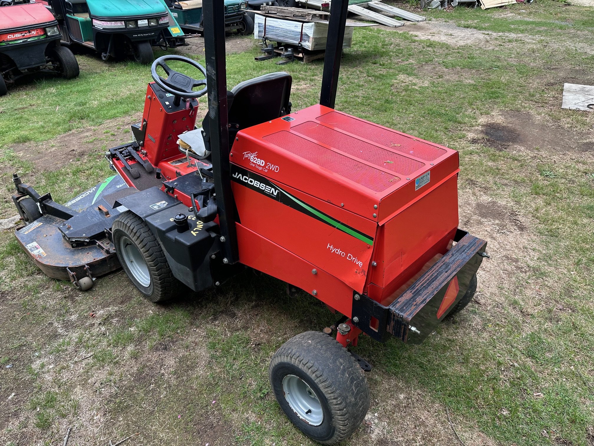 Jacobsen Turfcat T628D Out-Front Rotary Mower w/ 72" Deck - Rotary ...