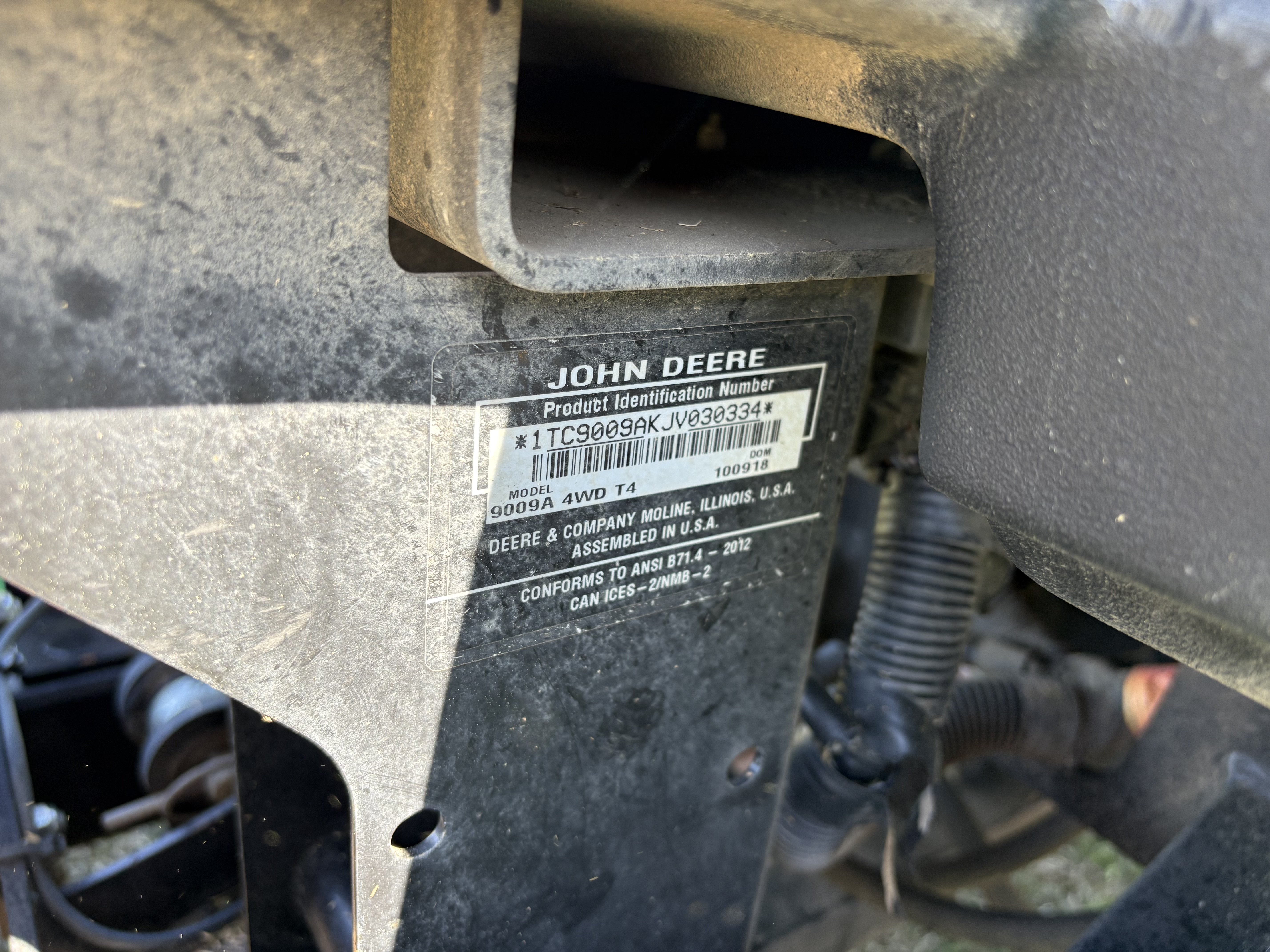 2018 John Deere 9009A - Rotary Mower - TurfNet