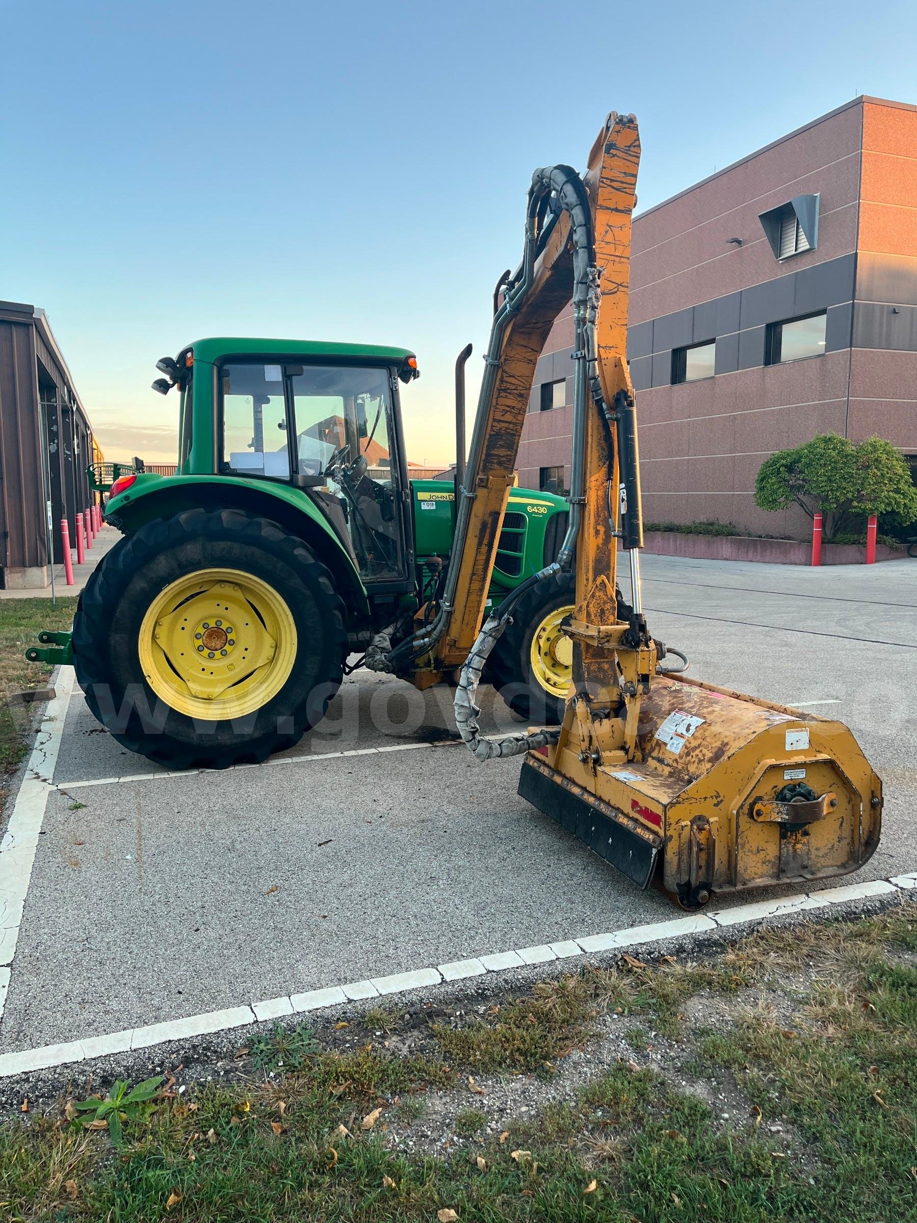 2010 John Deere 6040 w/ Tiger Boom Mower - Tractor - TurfNet
